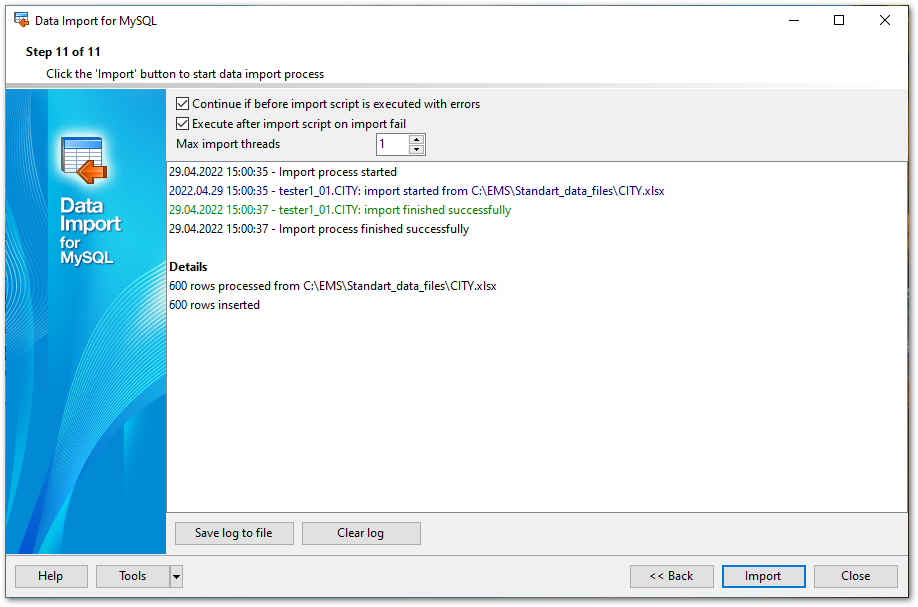 Online Documentation For Data Import For Mysql Sqlmanager